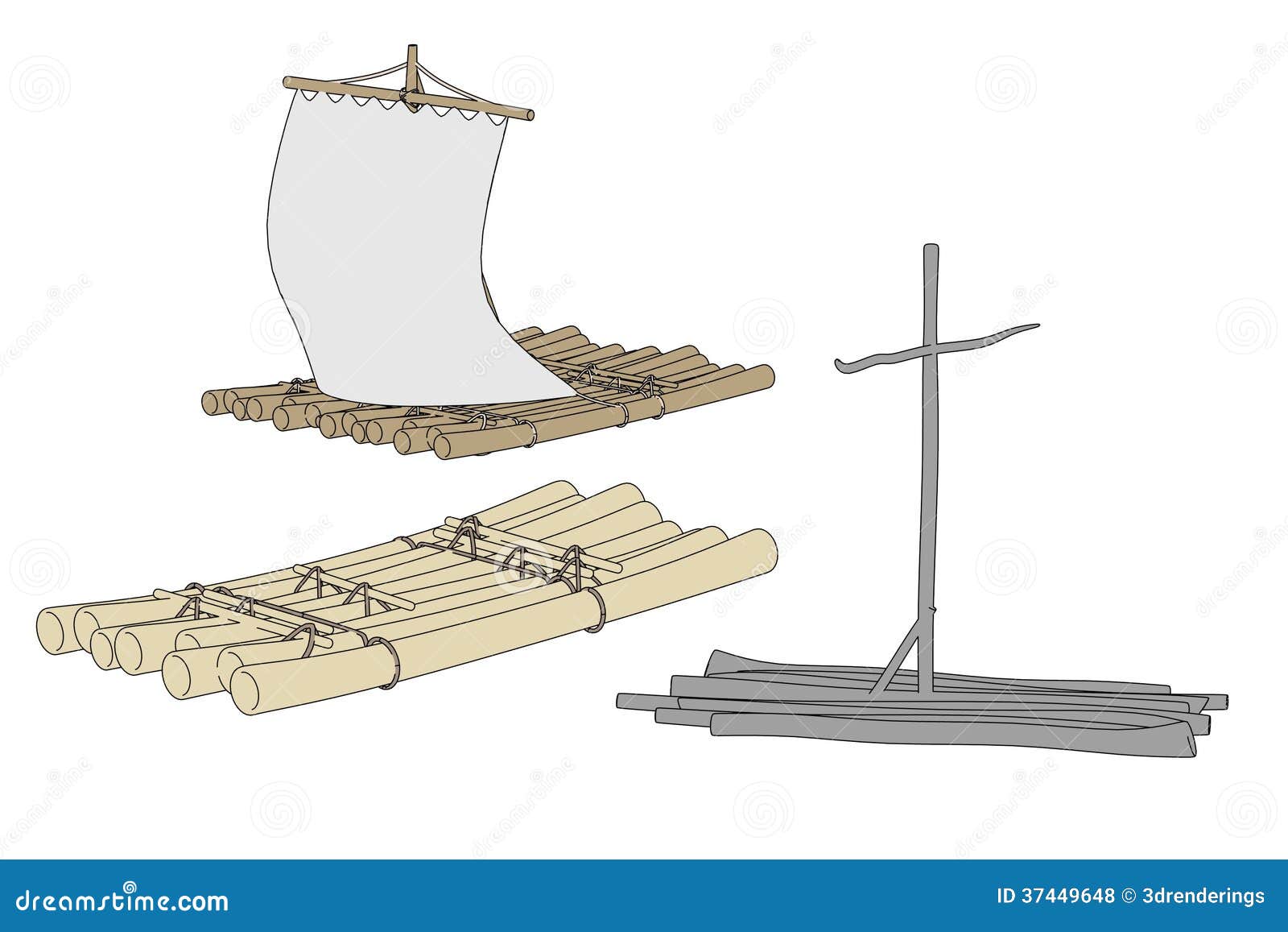 Image of water rafts stock illustration. Illustration of water - 37449648