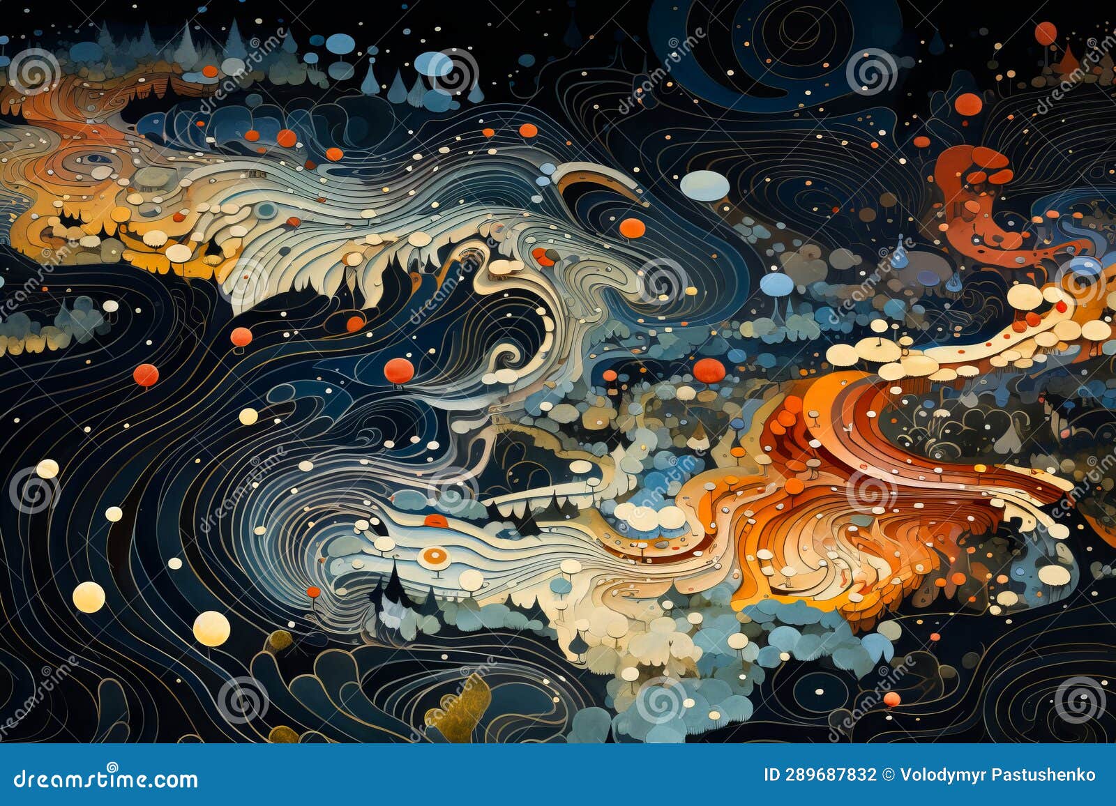 Image of Wave with Clock on it S Side. Generative AI Stock Photo ...