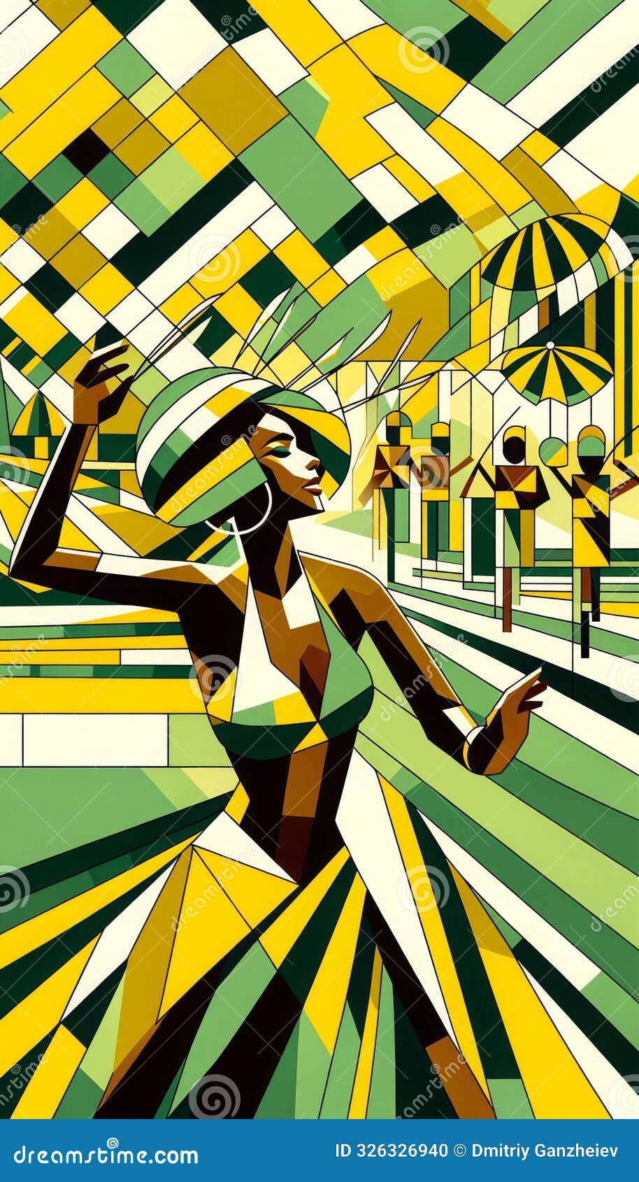 Geometric Dance Form stock illustration. Illustration of artistic ...