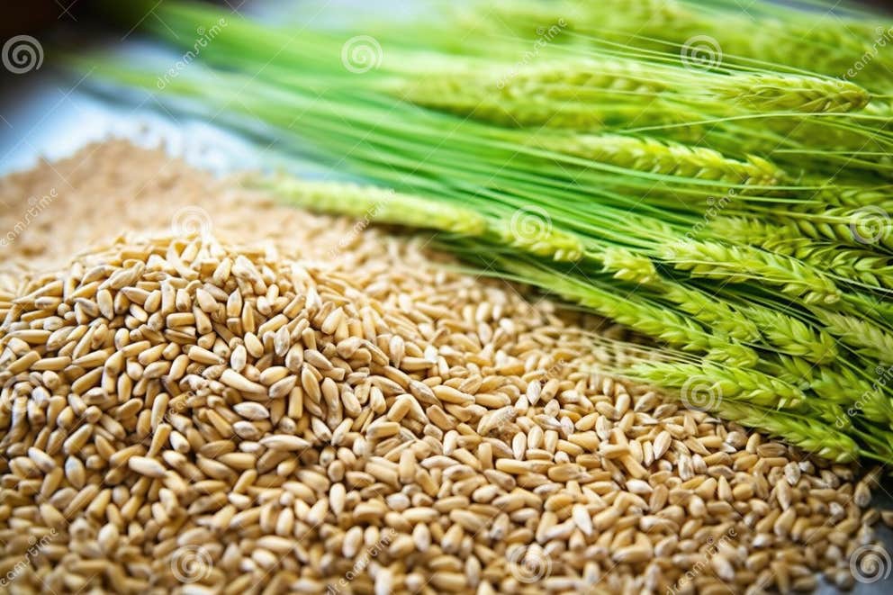 Image of Wheat and Hops, Ready To Be Used for Brewing Beer Stock Image ...