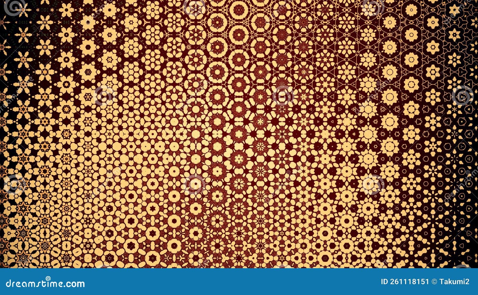 An Image in Which the Pattern Changes Like a Kaleidoscope Stock ...