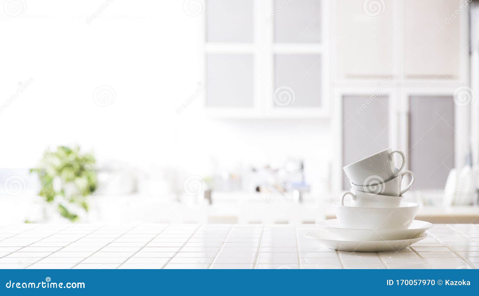 Clean kitchen background stock photo. Image of fruit - 170057970