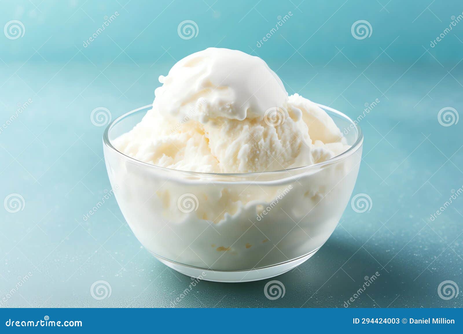White Vanilla Ice Cream Tasty Dessert Background Stock Illustration ...
