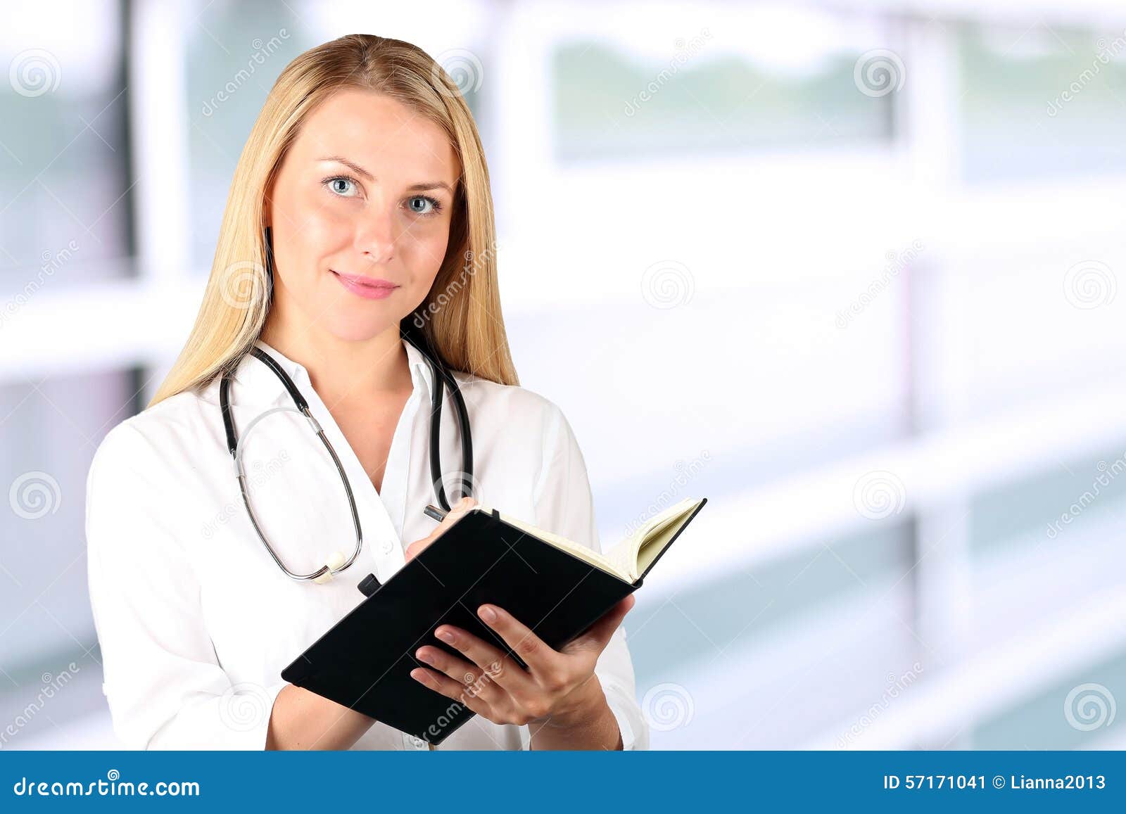 Image of Woman Doctor Looking at Camera Stock Image - Image of girl ...