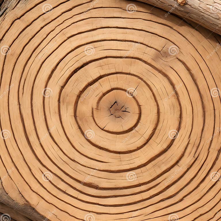 Image of the Wood Log Ring Texture and Pattern. Stock Illustration ...