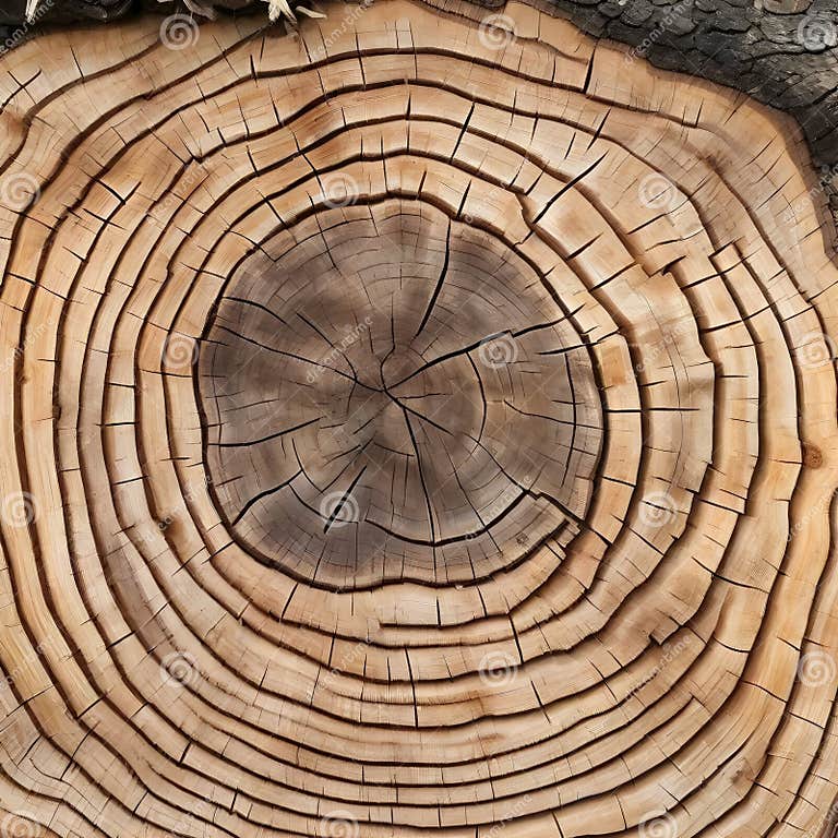 Image of the Wood Log Ring Texture and Pattern. Stock Illustration ...