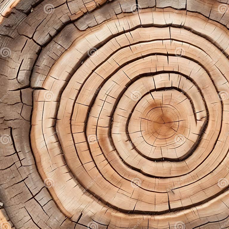 Image of the Wood Log Ring Texture and Pattern. Stock Illustration ...