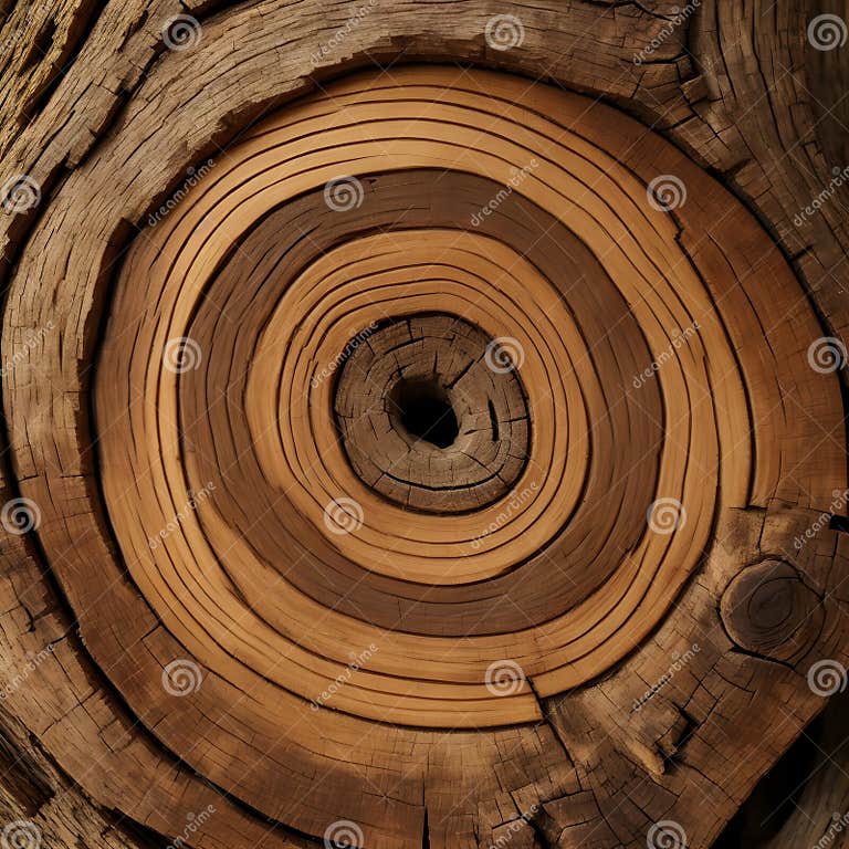Image of the Wood Log Ring Texture and Pattern. Stock Illustration ...