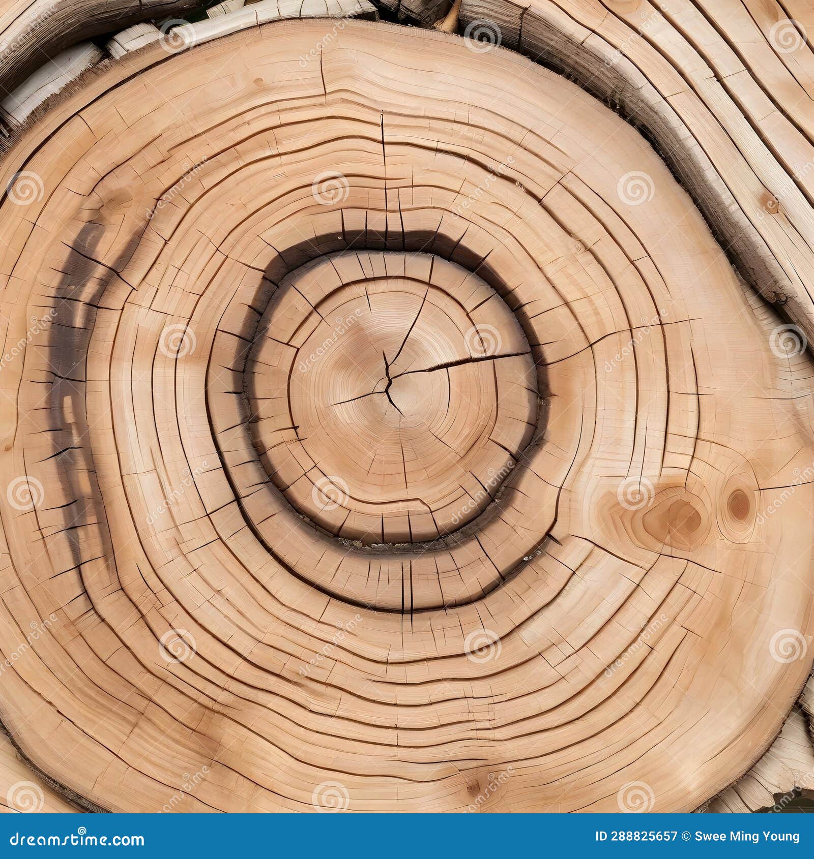 Image of the Wood Log Ring Texture and Pattern. Stock Illustration ...