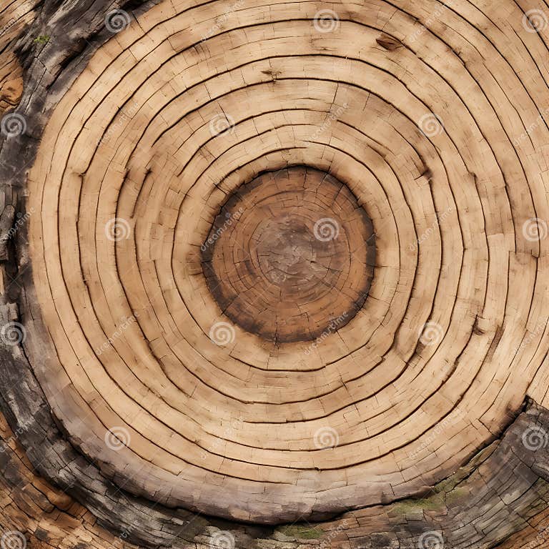 Image of the Wood Log Ring Texture and Pattern. Stock Illustration ...