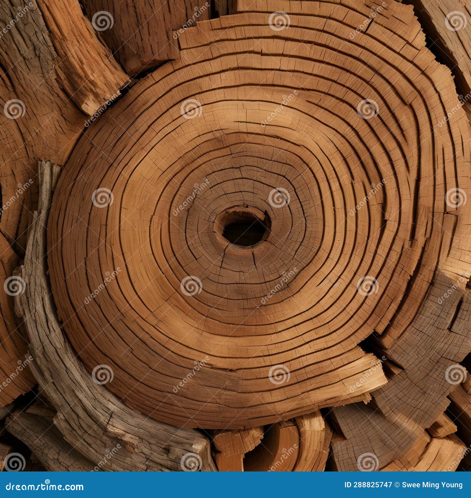 Image of the Wood Log Ring Texture and Pattern. Stock Illustration ...