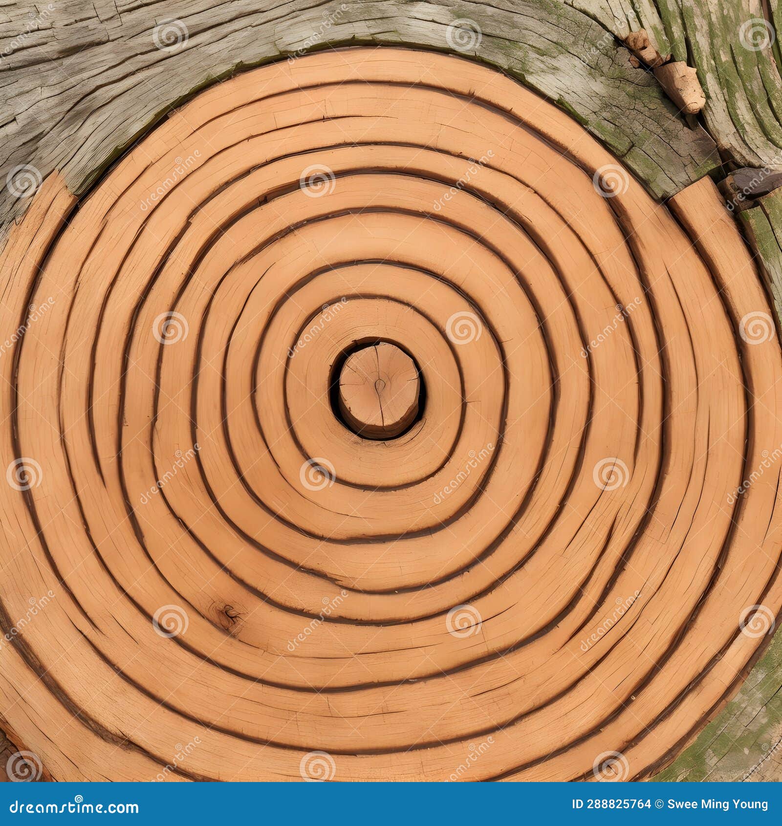 Image of the Wood Log Ring Texture and Pattern. Stock Illustration ...