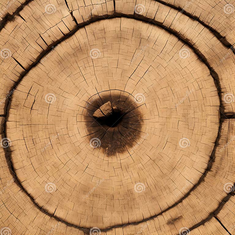 Image of the Wood Log Ring Texture and Pattern. Stock Illustration ...