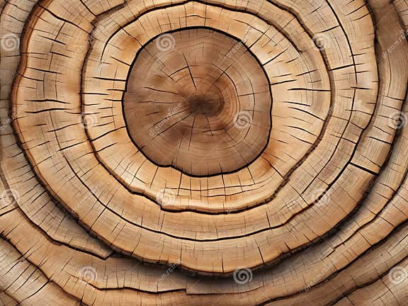 Image of the Wood Log Ring Texture and Pattern. Stock Illustration ...