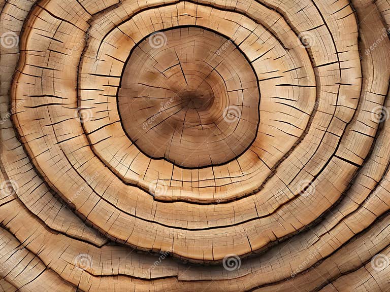 Image of the Wood Log Ring Texture and Pattern. Stock Illustration ...