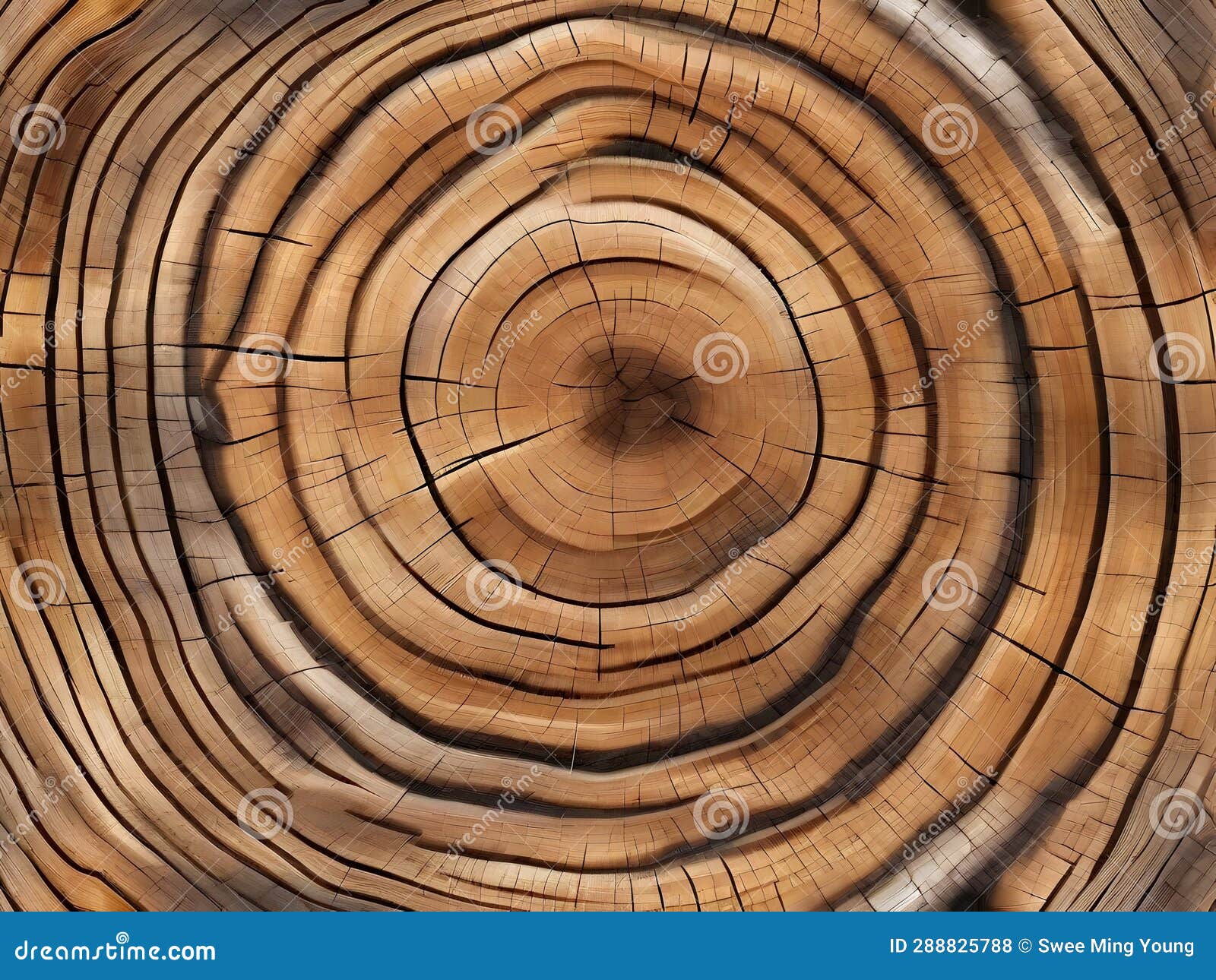 Image of the Wood Log Ring Texture and Pattern. Stock Illustration ...