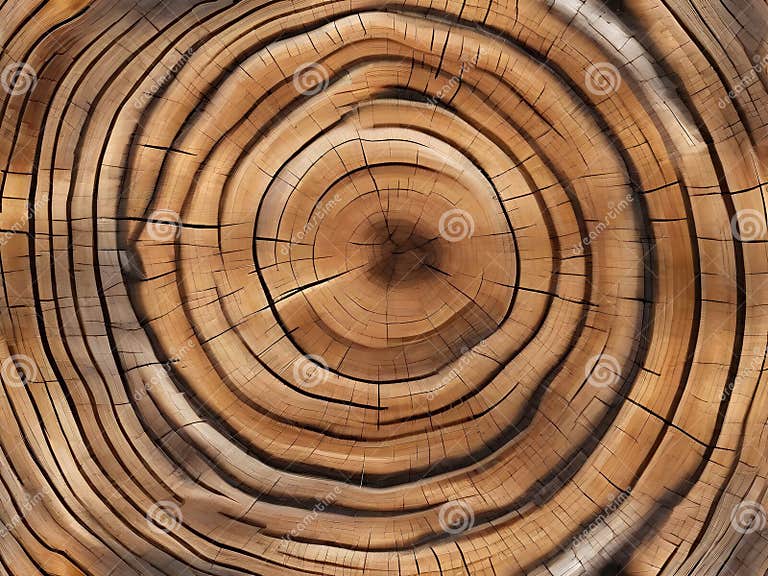 Image of the Wood Log Ring Texture and Pattern. Stock Illustration ...