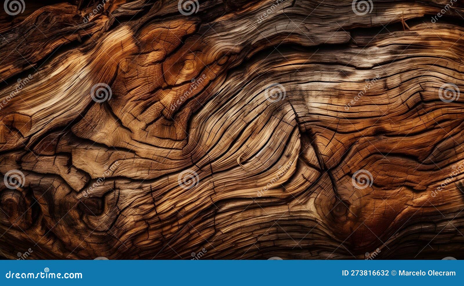 Image with Wood Texture Background. Old Natural Pattern of Tree Grain ...