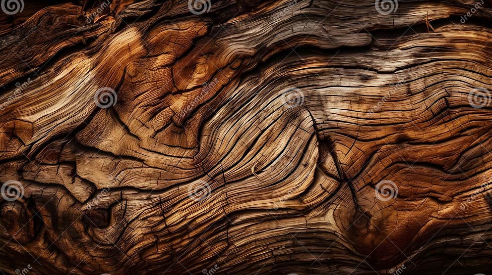 Image with Wood Texture Background. Old Natural Pattern of Tree Grain ...
