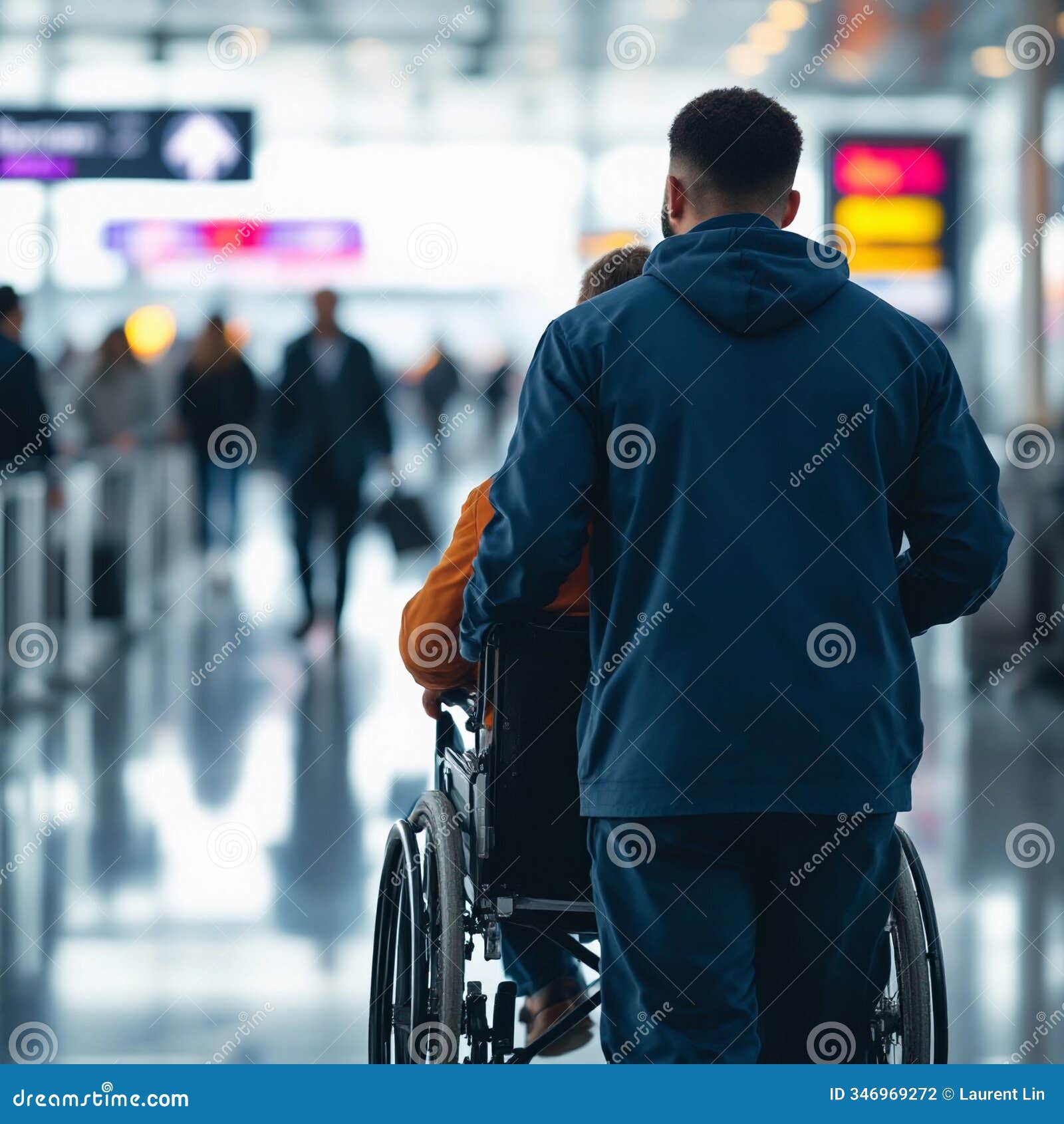 Worker Pushing Boss On Cart In Wrong Direction, Vector Cartoon Stick ...