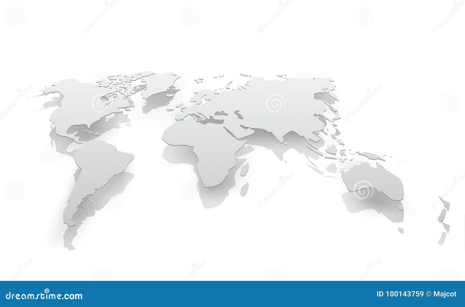 Image of world map paper stock vector. Illustration of hemisphere ...