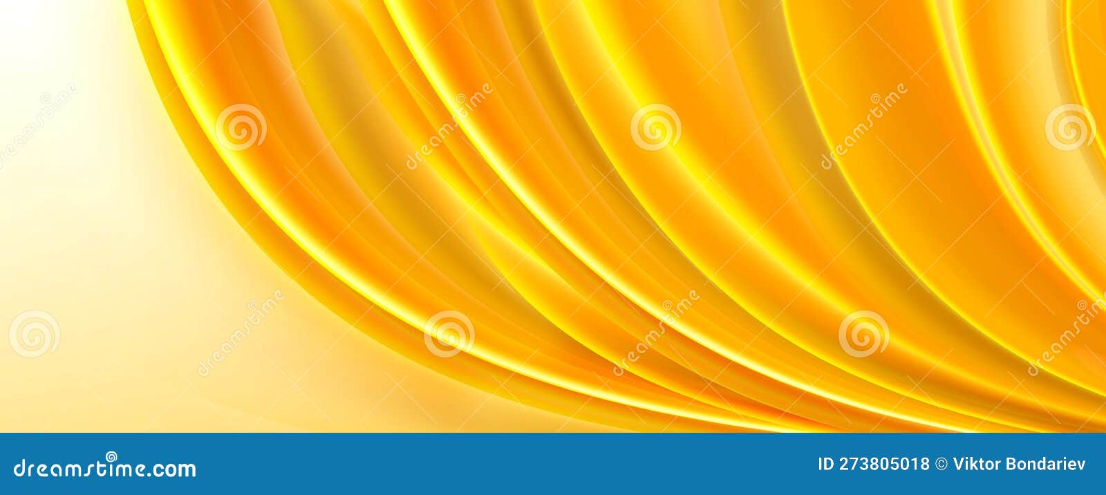 Image of a Yellow Fabric with a Wavy Surface Stock Photo - Image of ...