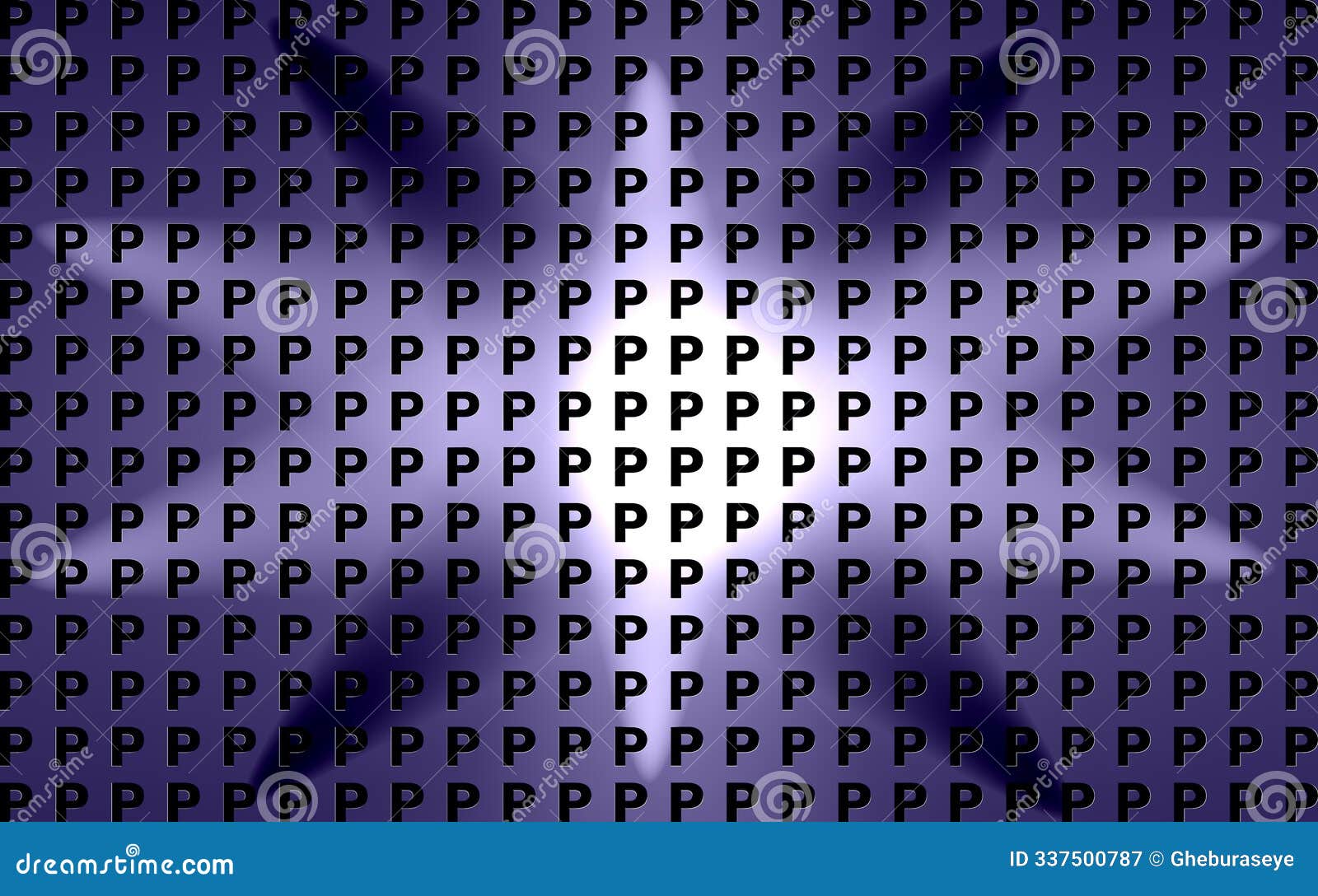 Texture With Letter P, Background, Wallpaper, Conical Lights In Shades ...