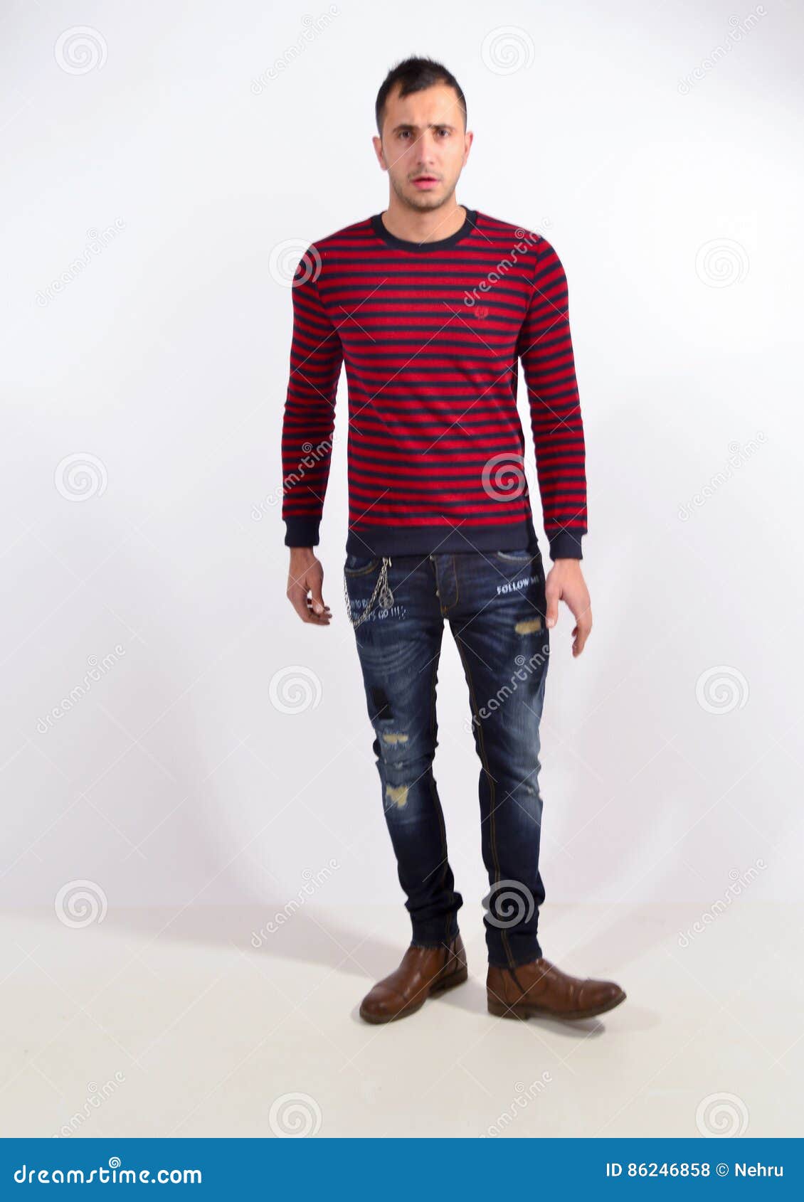 Young man in the studio stock photo. Image of studio - 86246858