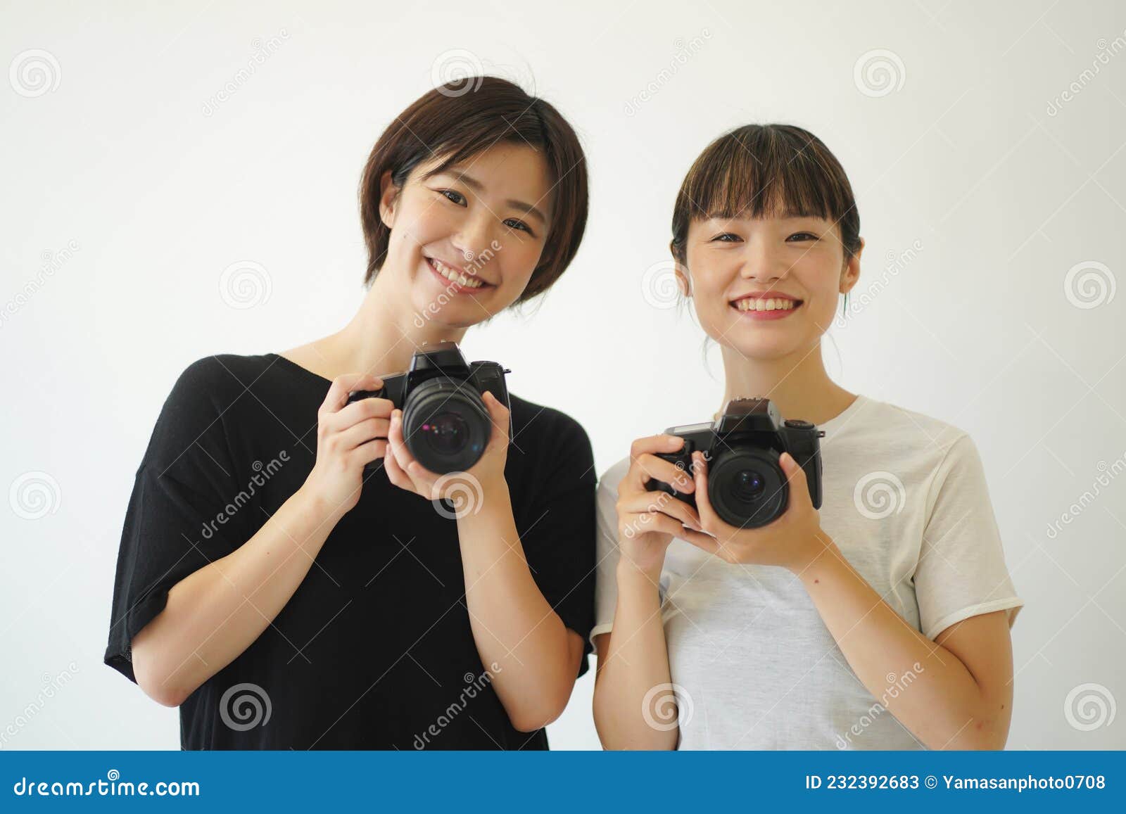 Image of a Woman with a Camera Stock Image - Image of beauty, limb ...