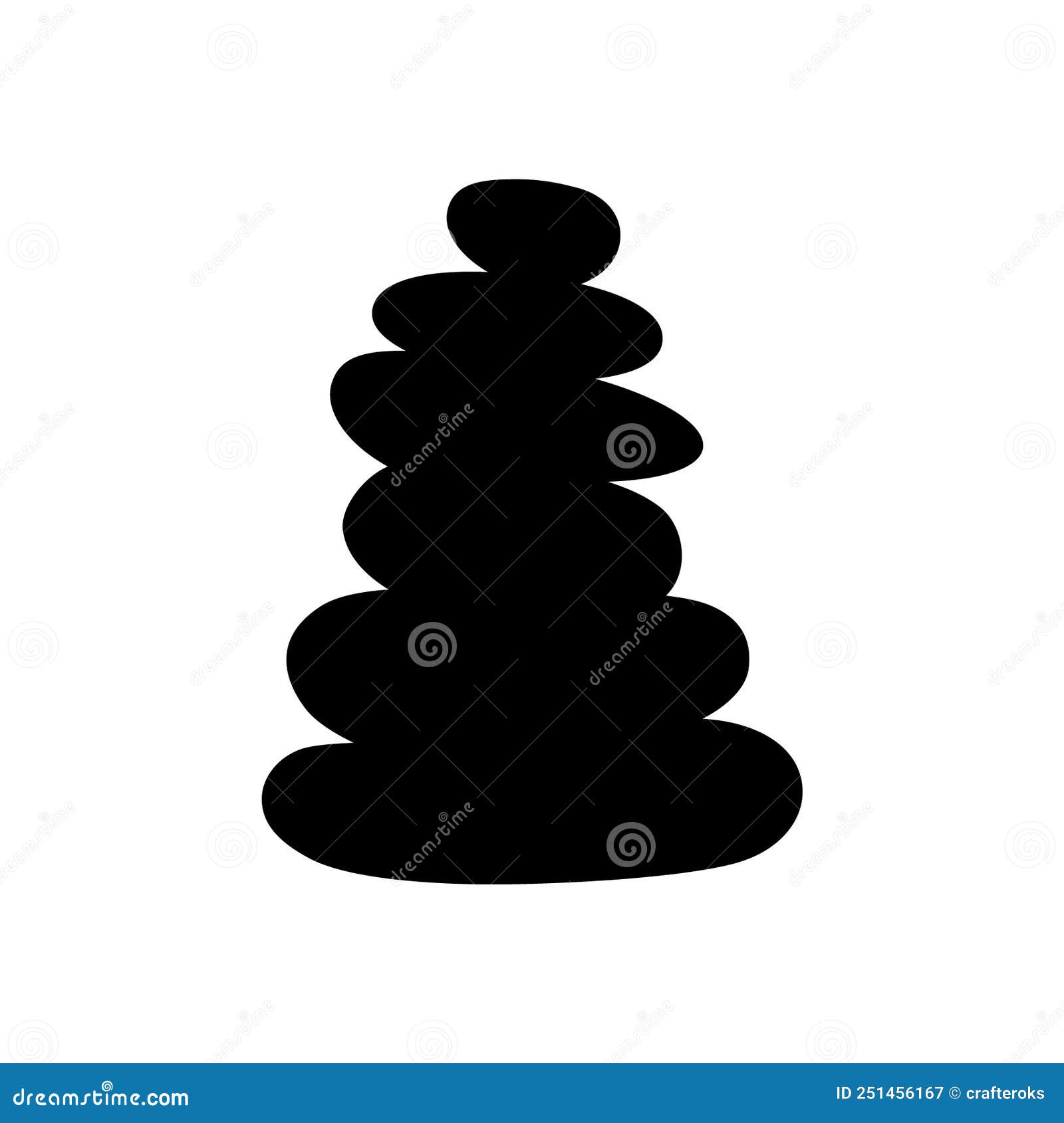 Zen stones EPS vector file stock vector. Illustration of instant ...