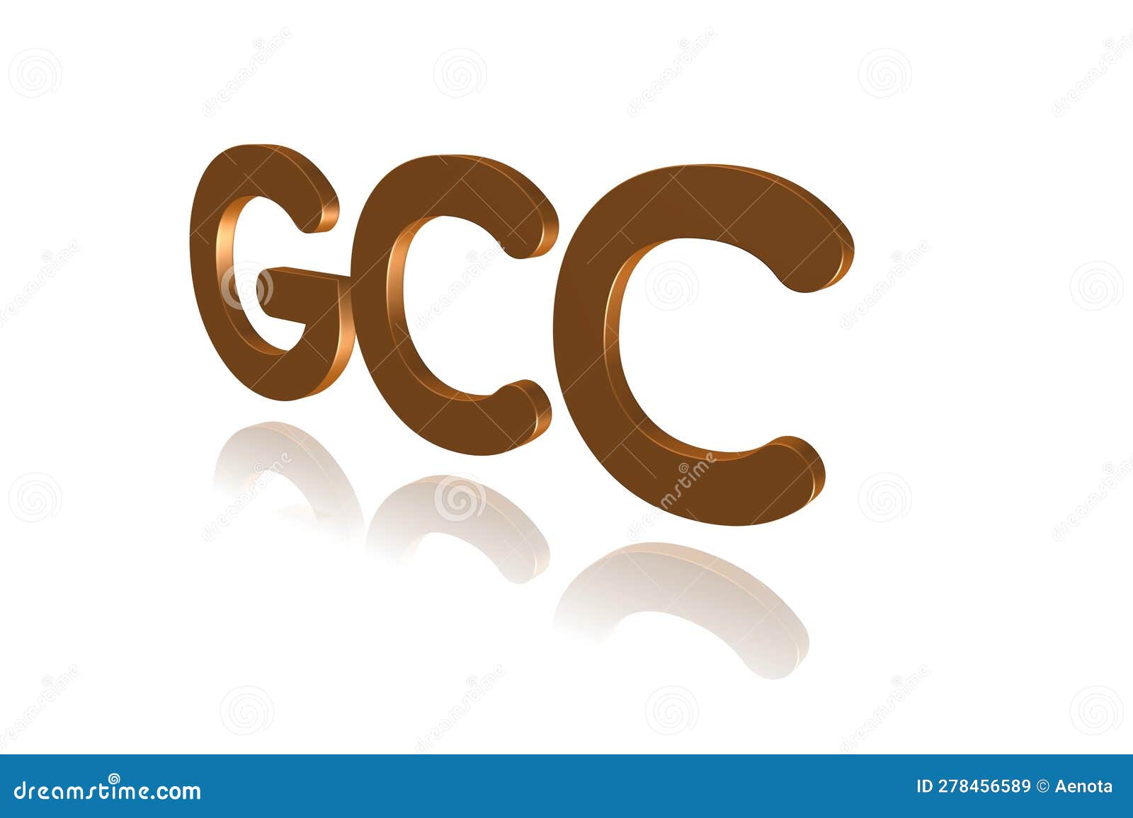 Imagem 3d Do Compilador Gnu De Coleção Gcc De Termo De Programação ...