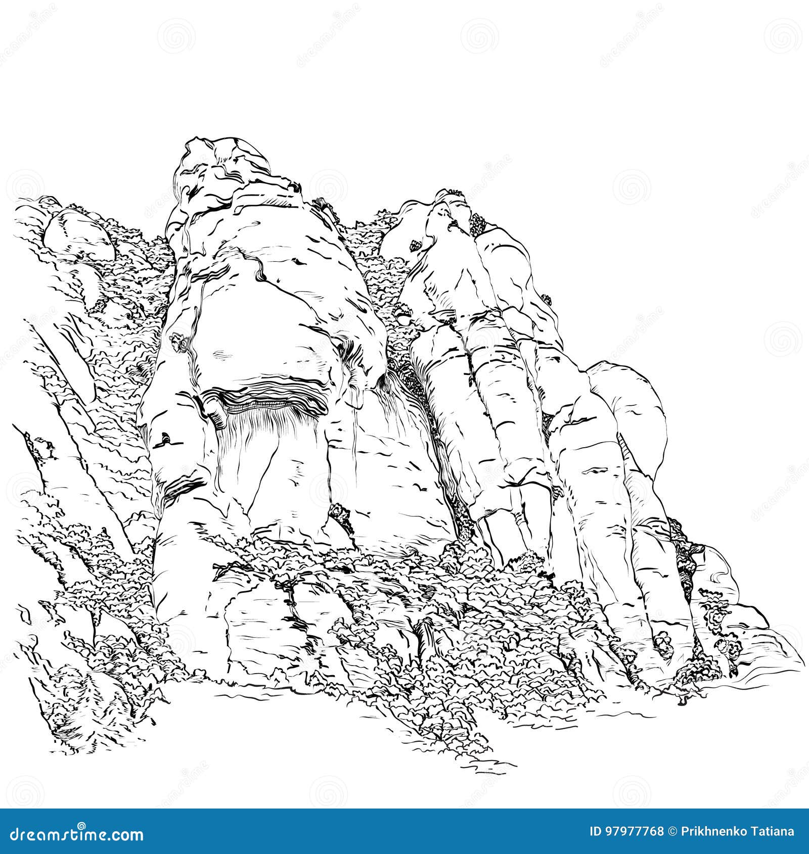 Imagem Da Montagem Monserrate Ilustração do Vetor - Ilustração de ...