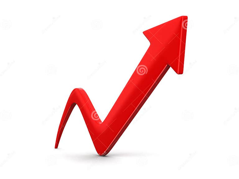 Imagem da seta acima ilustração stock. Ilustração de curva - 82331834