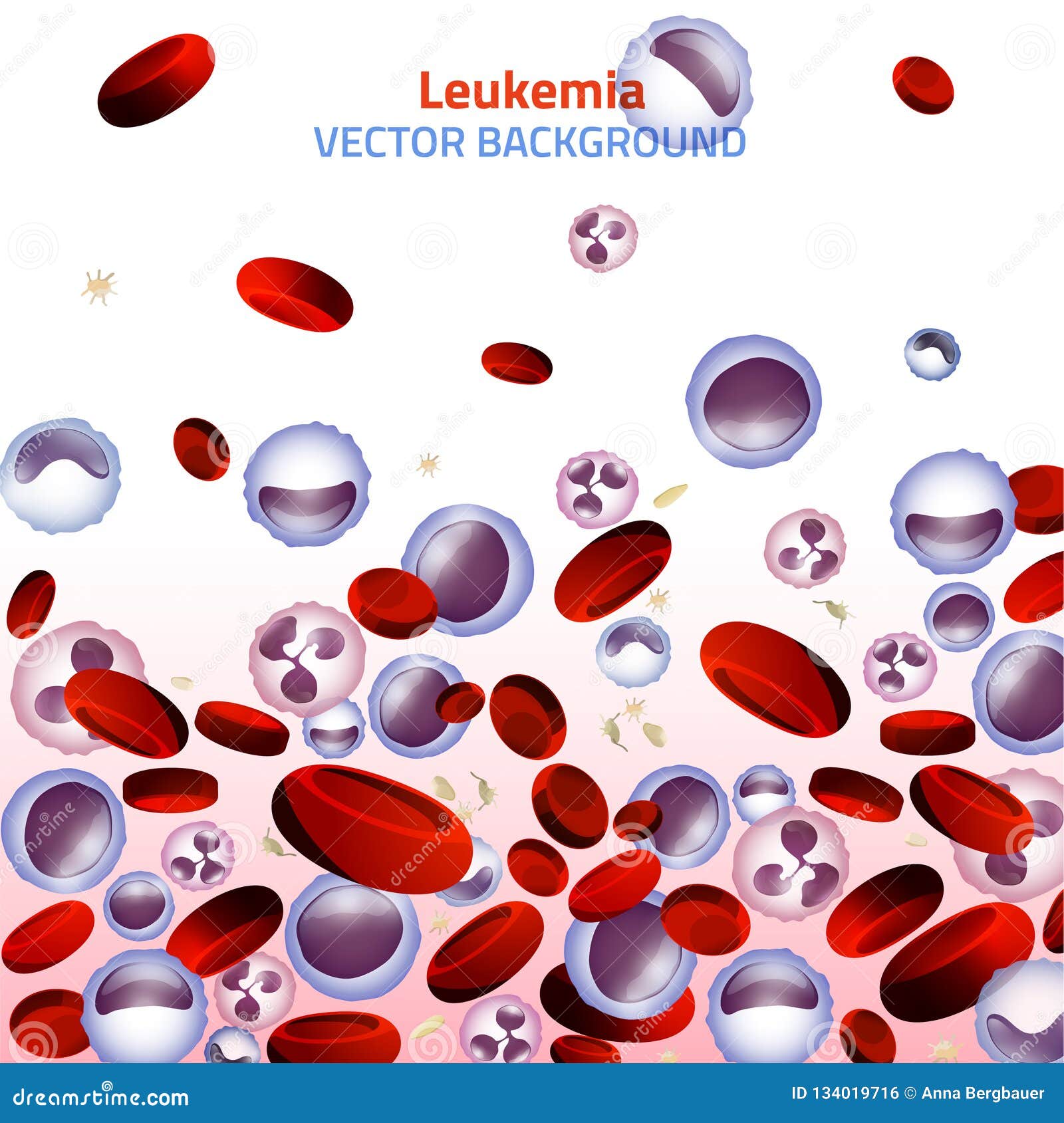 Imagem De Fundo Da Leucemia Ilustração do Vetor - Ilustração de ...