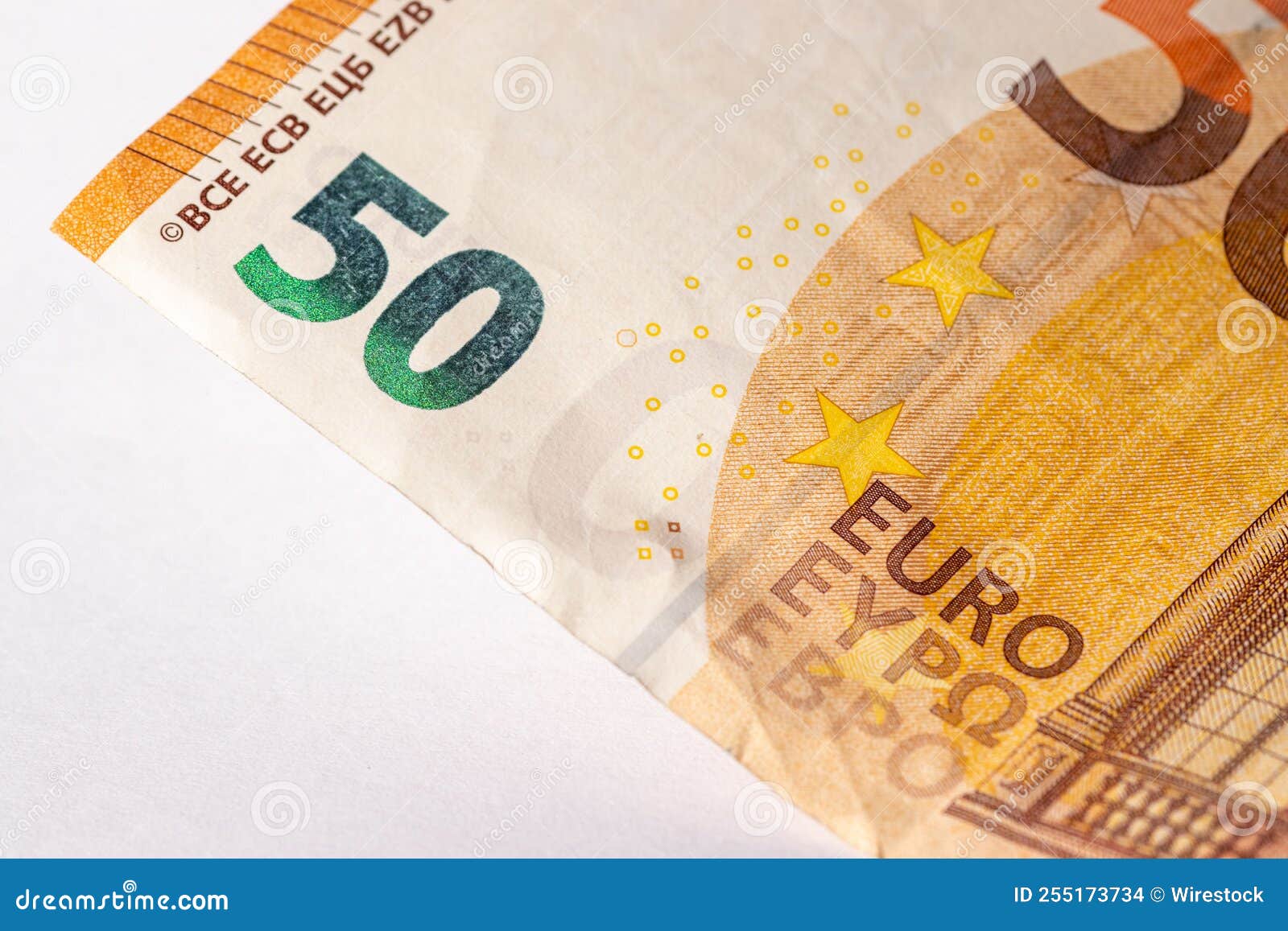 Imagem De Fundo De Uma Nota De 50 Euros Foto de Stock - Imagem de ...
