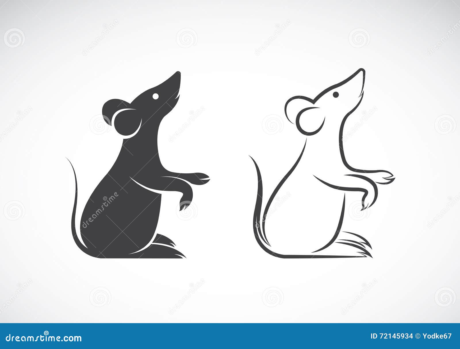 Imagem Do Vetor De Um Projeto Do Rato Ilustração do Vetor - Ilustração ...