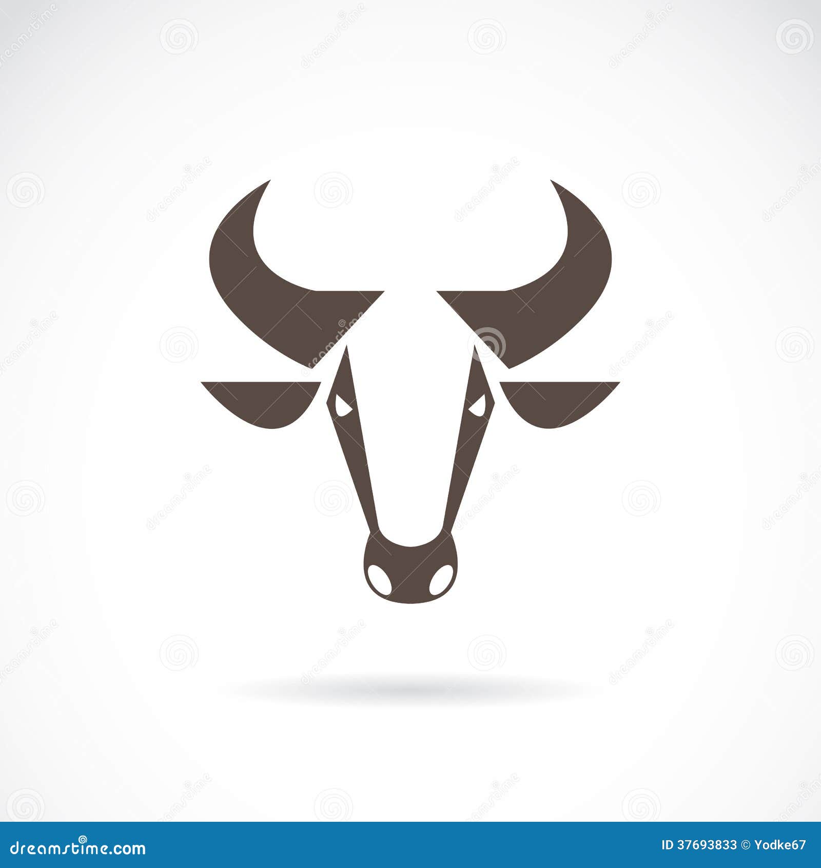 Imagem Do Vetor De Uma Cabeça Da Vaca Ilustração do Vetor - Ilustração ...