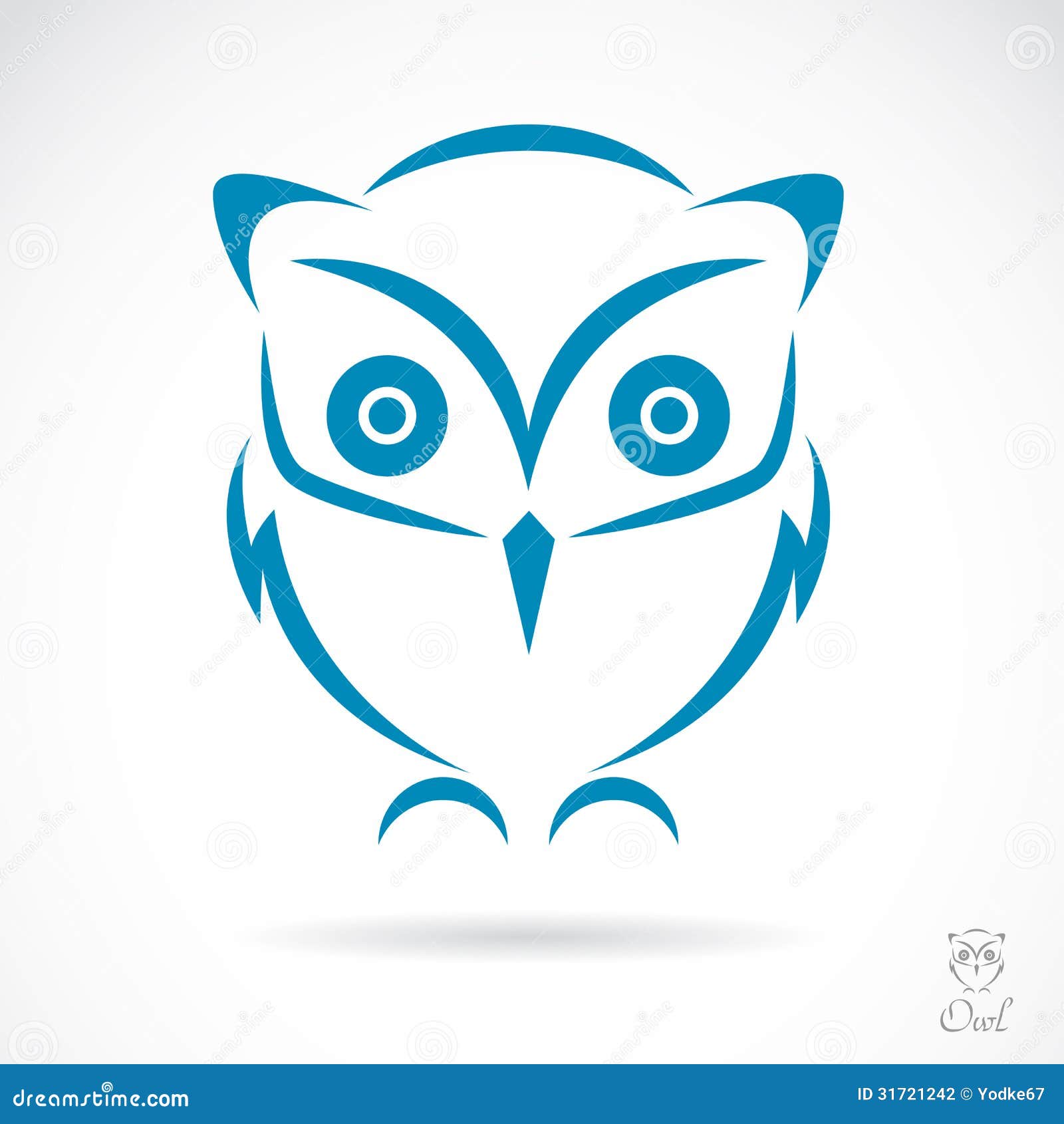 Imagem Do Vetor De Uma Coruja Ilustração do Vetor - Ilustração de retro ...
