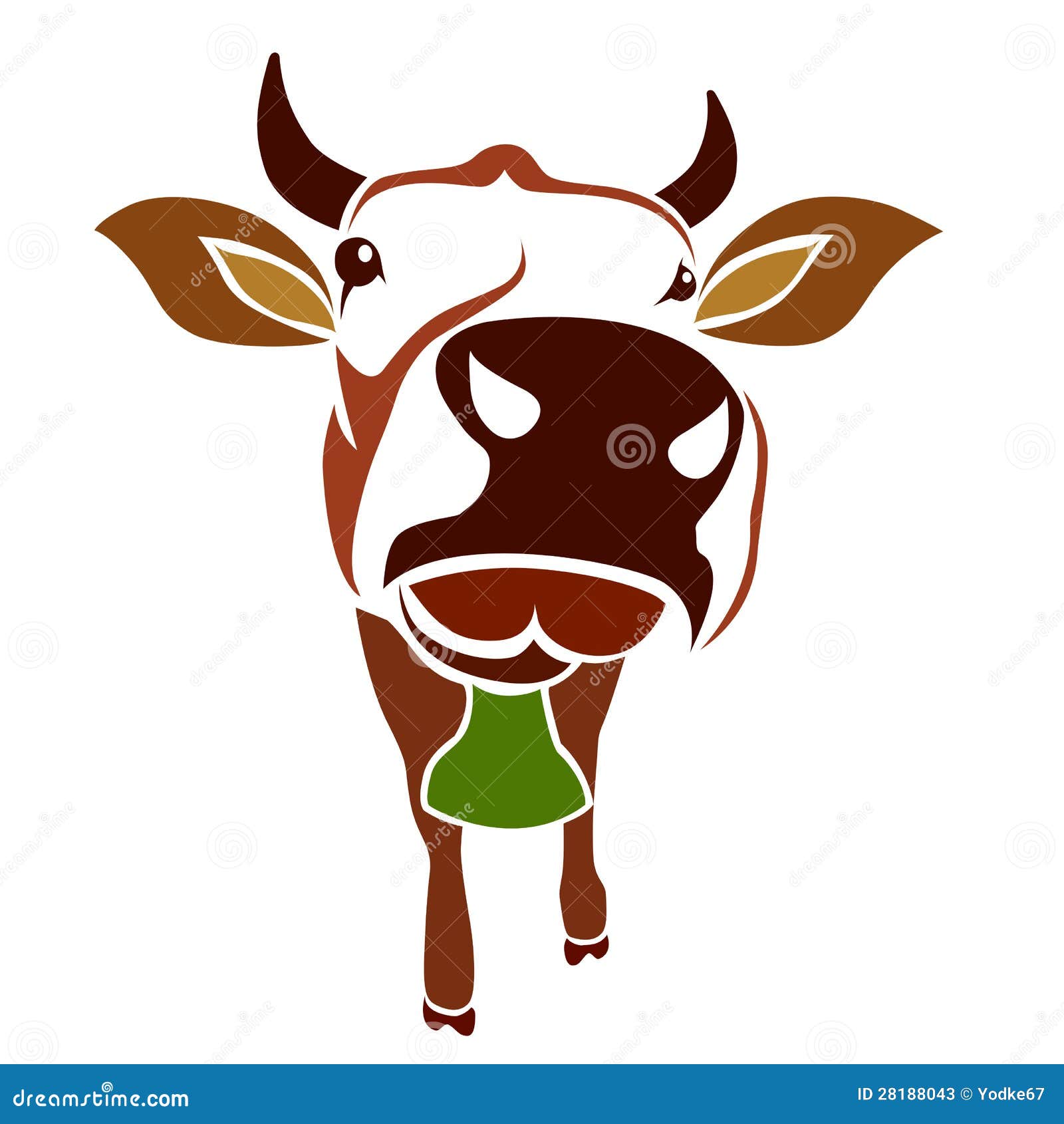 Imagem Do Vetor De Uma Vaca Ilustração do Vetor - Ilustração de vitela ...