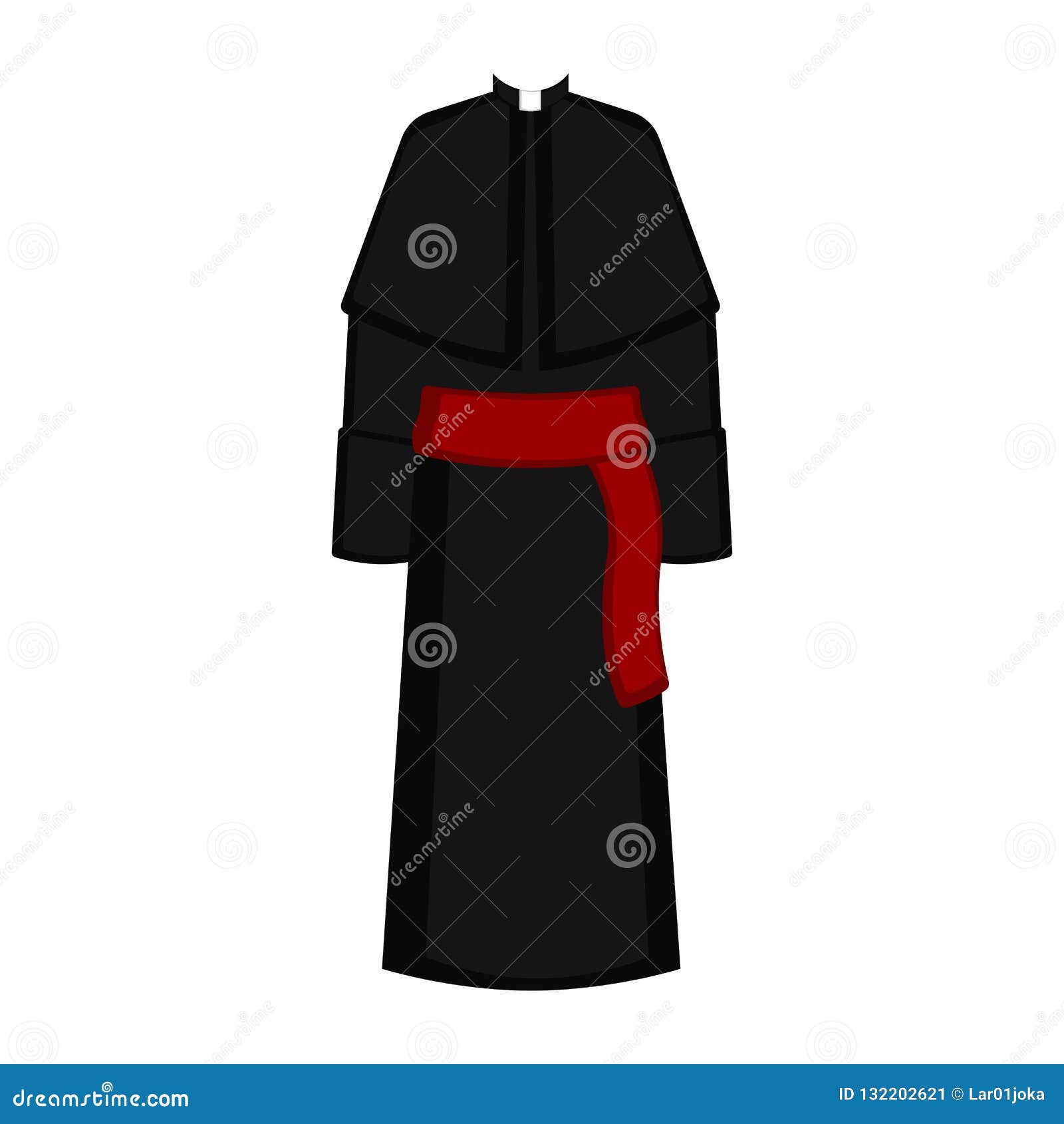 Imagen Aislada De La Sotana Ilustración del Vector - Ilustración de ...
