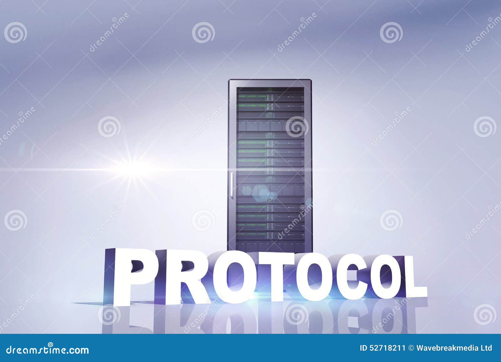 Imagen Compuesta Del Protocolo De La Palabra Stock de ilustración ...