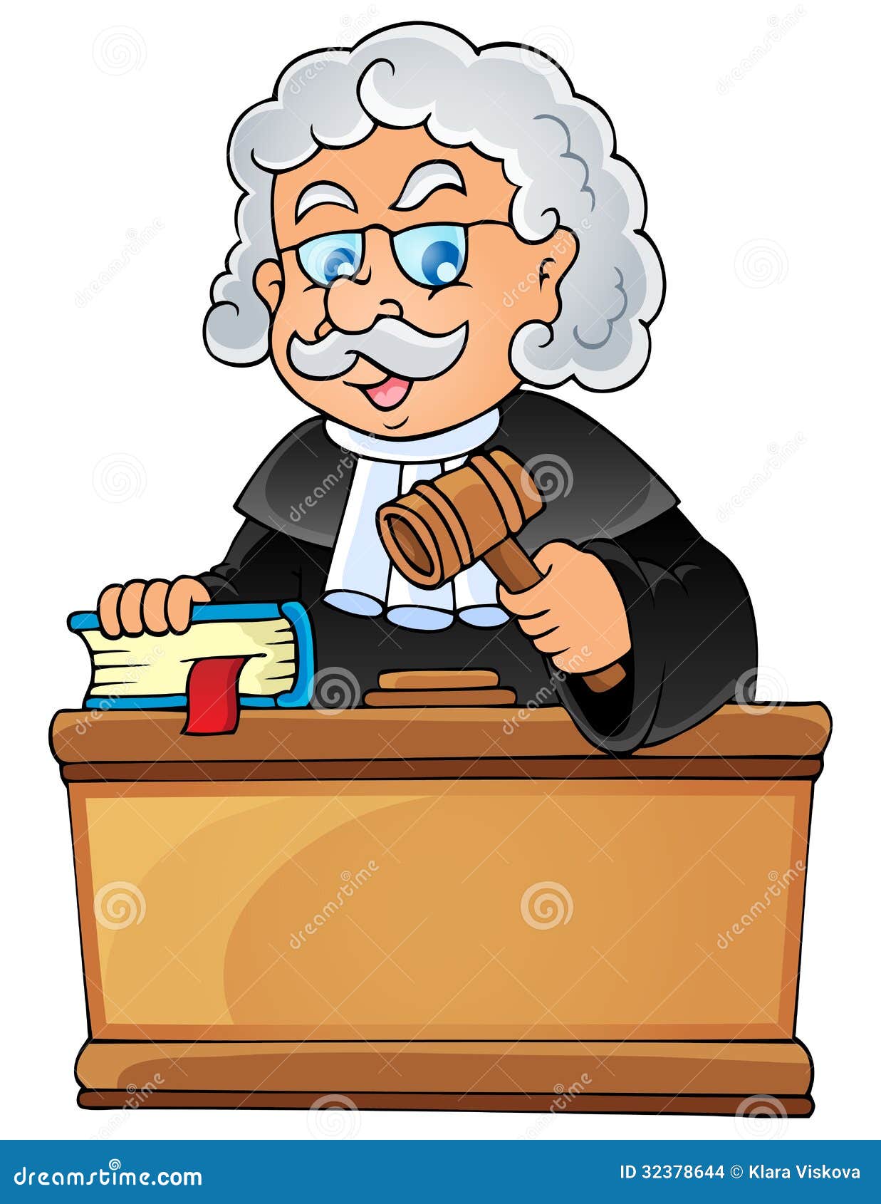 Imagen Con El Tema 1 Del Juez Ilustración del Vector - Ilustración de ...