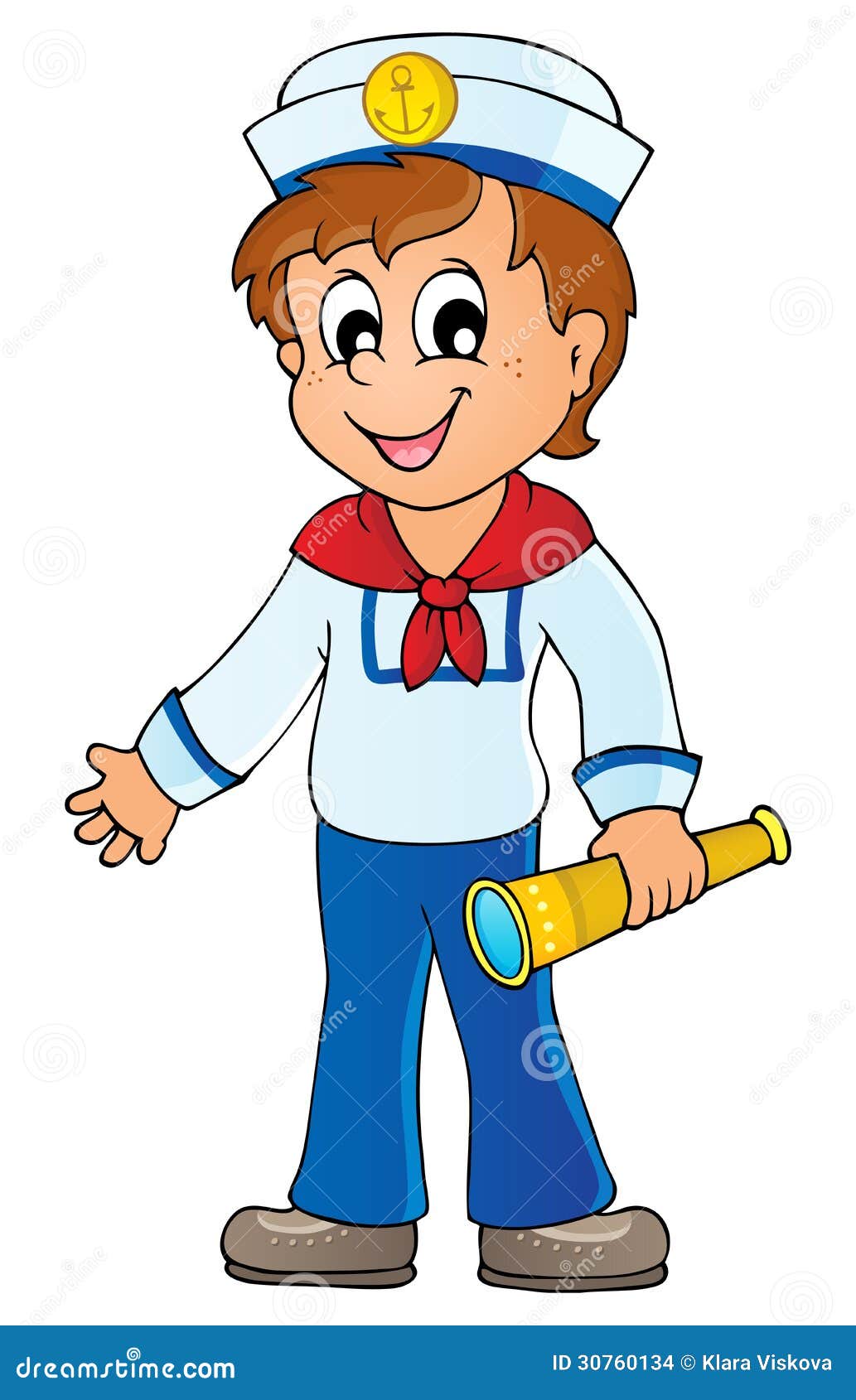 Imagen Con El Tema 1 Del Marinero Ilustración del Vector - Ilustración ...