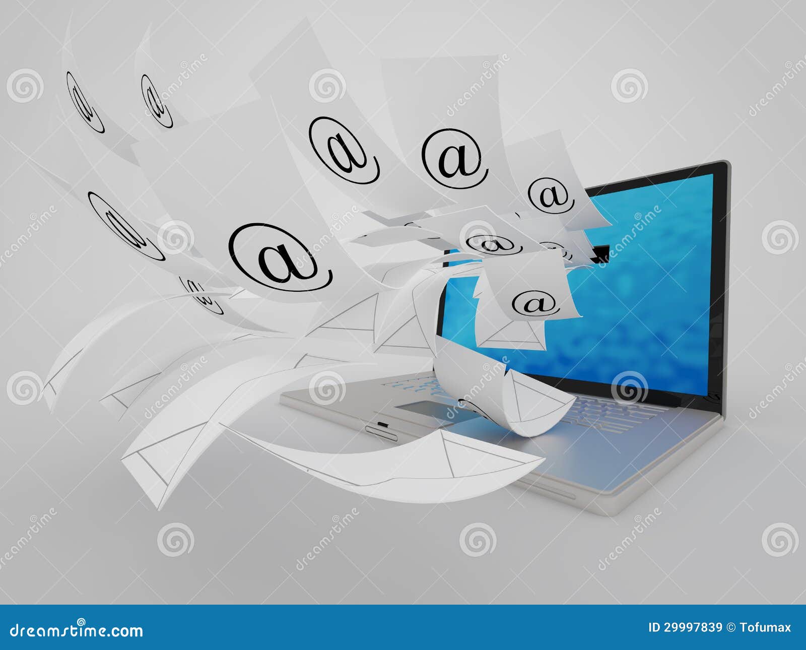 Mucho email stock de ilustración. Ilustración de concepto - 29997839