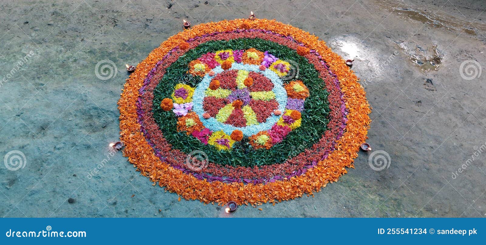 Imagen De Kerala Onam Pookalam Foto de archivo - Imagen de foto, imagen ...