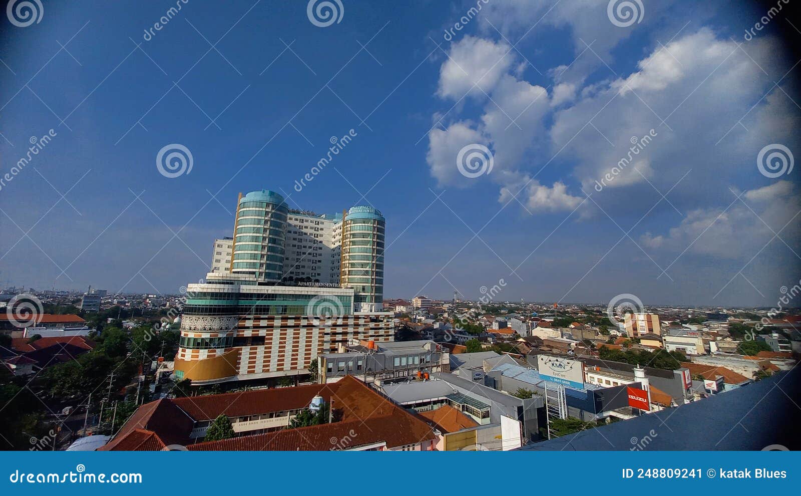 Imagen De La Ciudad De Semang Desde Lo Alto Del Edificio Foto editorial ...