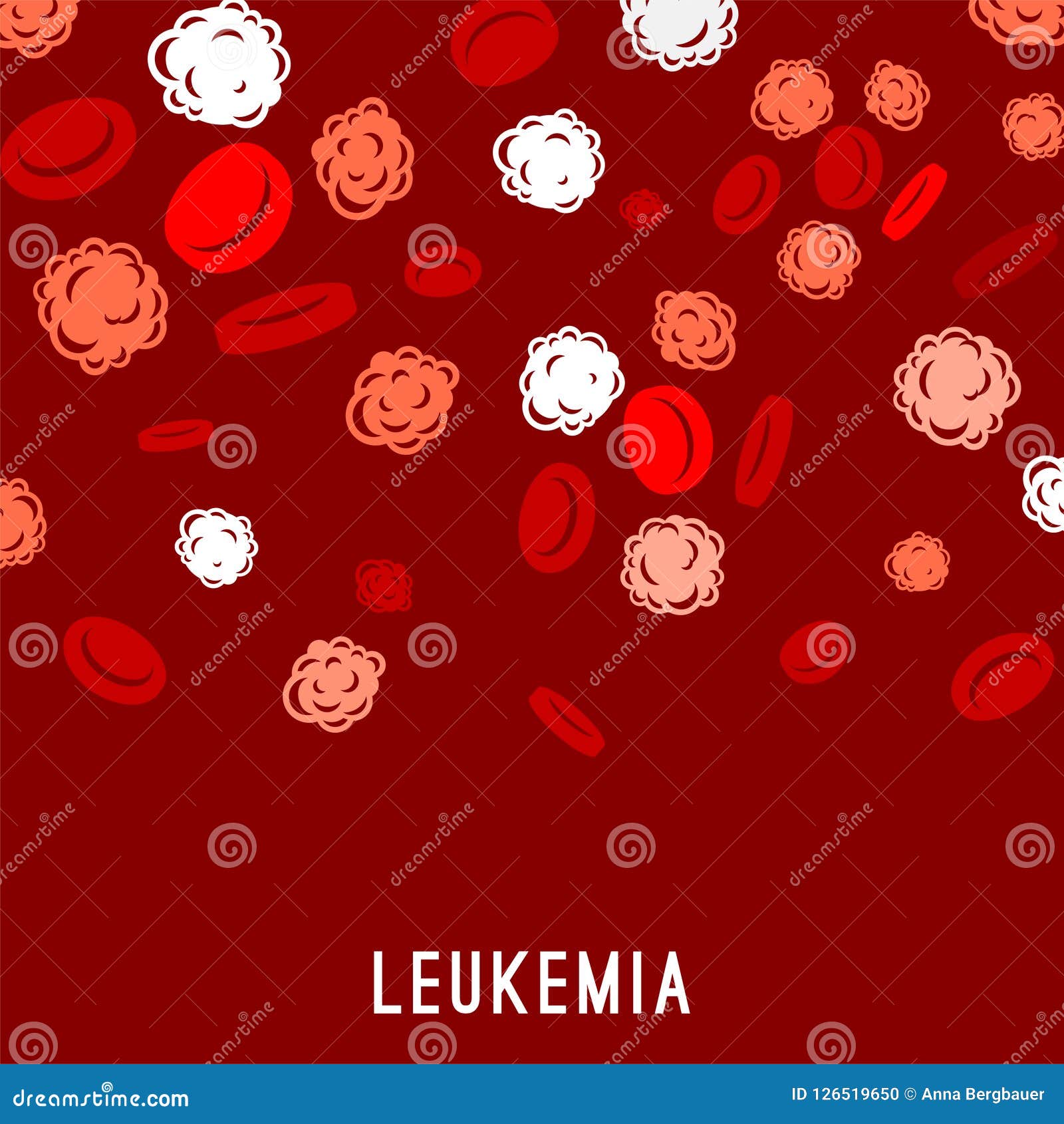 Imagen De La Conciencia De La Leucemia Ilustración del Vector ...