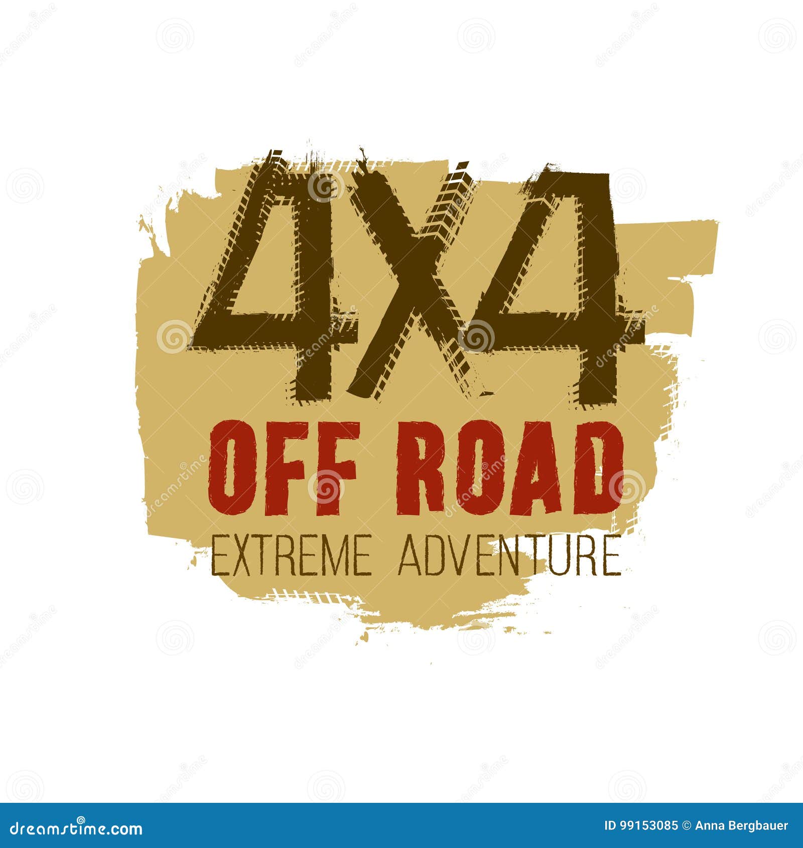 Imagen de las letras 4x4 ilustración del vector. Ilustración de divisa ...