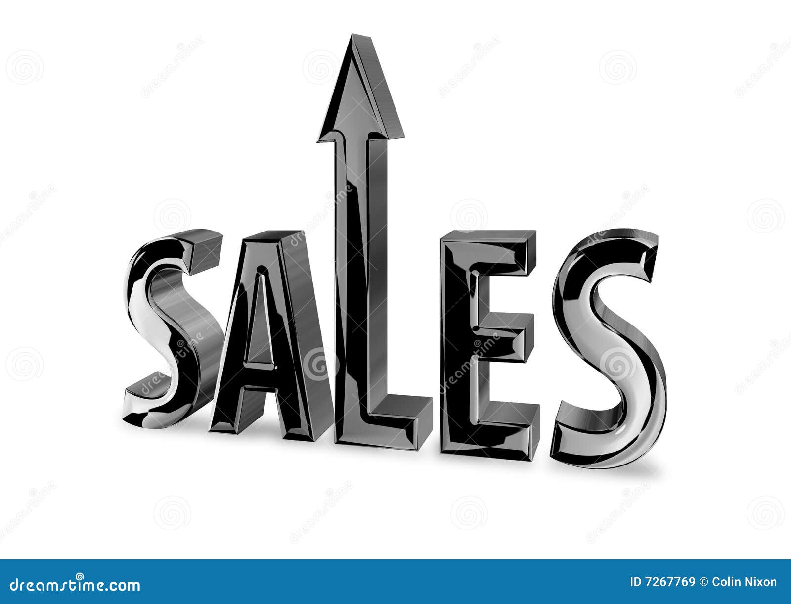 Imagen de las ventas 3D stock de ilustración. Ilustración de éxito ...