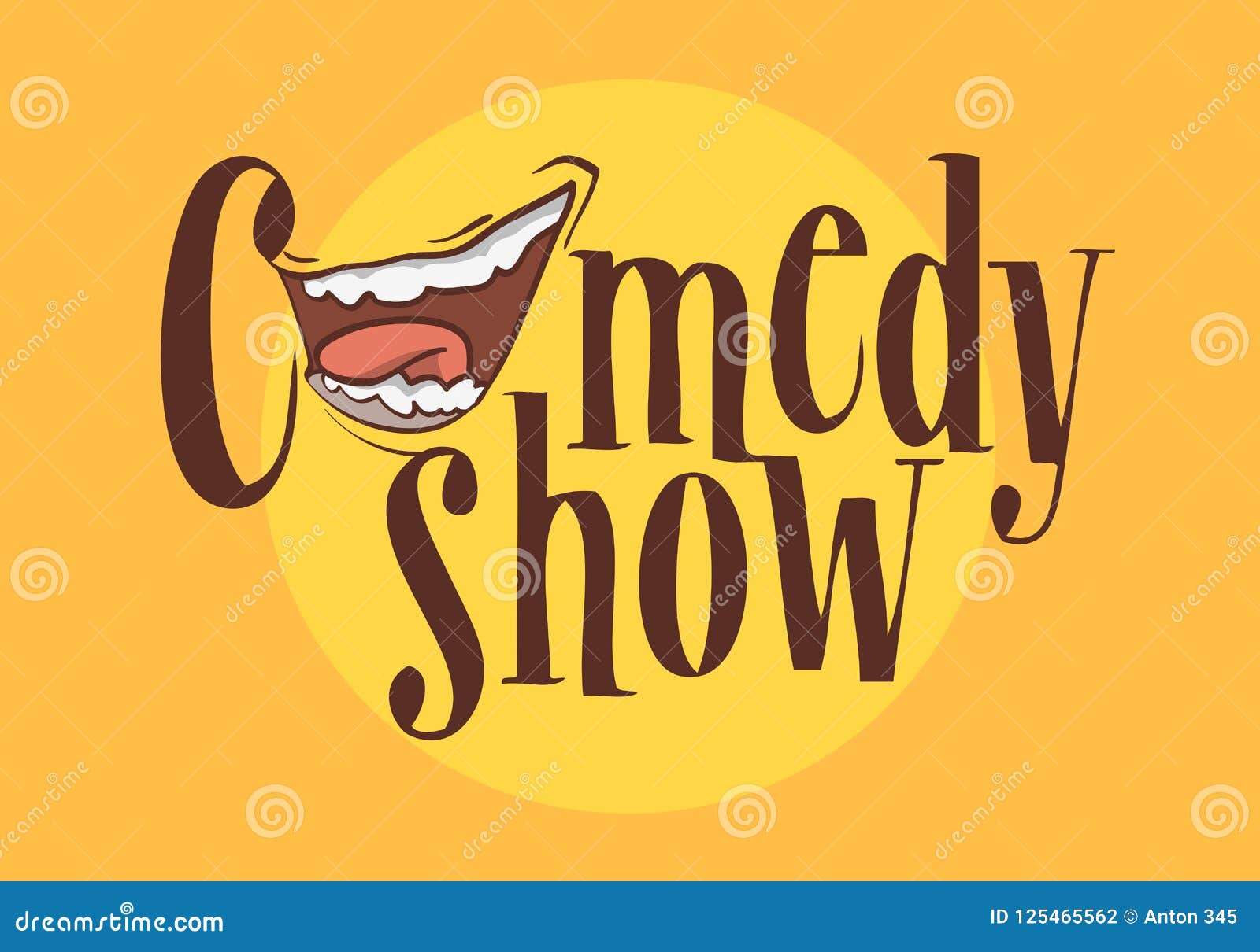 Imagen De Risa Sonriente Del Vector De La Boca De Logo with a De La ...